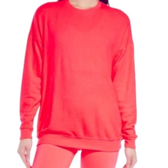 ALO Yoga | Sweaters | Neon Pink Alo Yoga Pullover | Poshmark